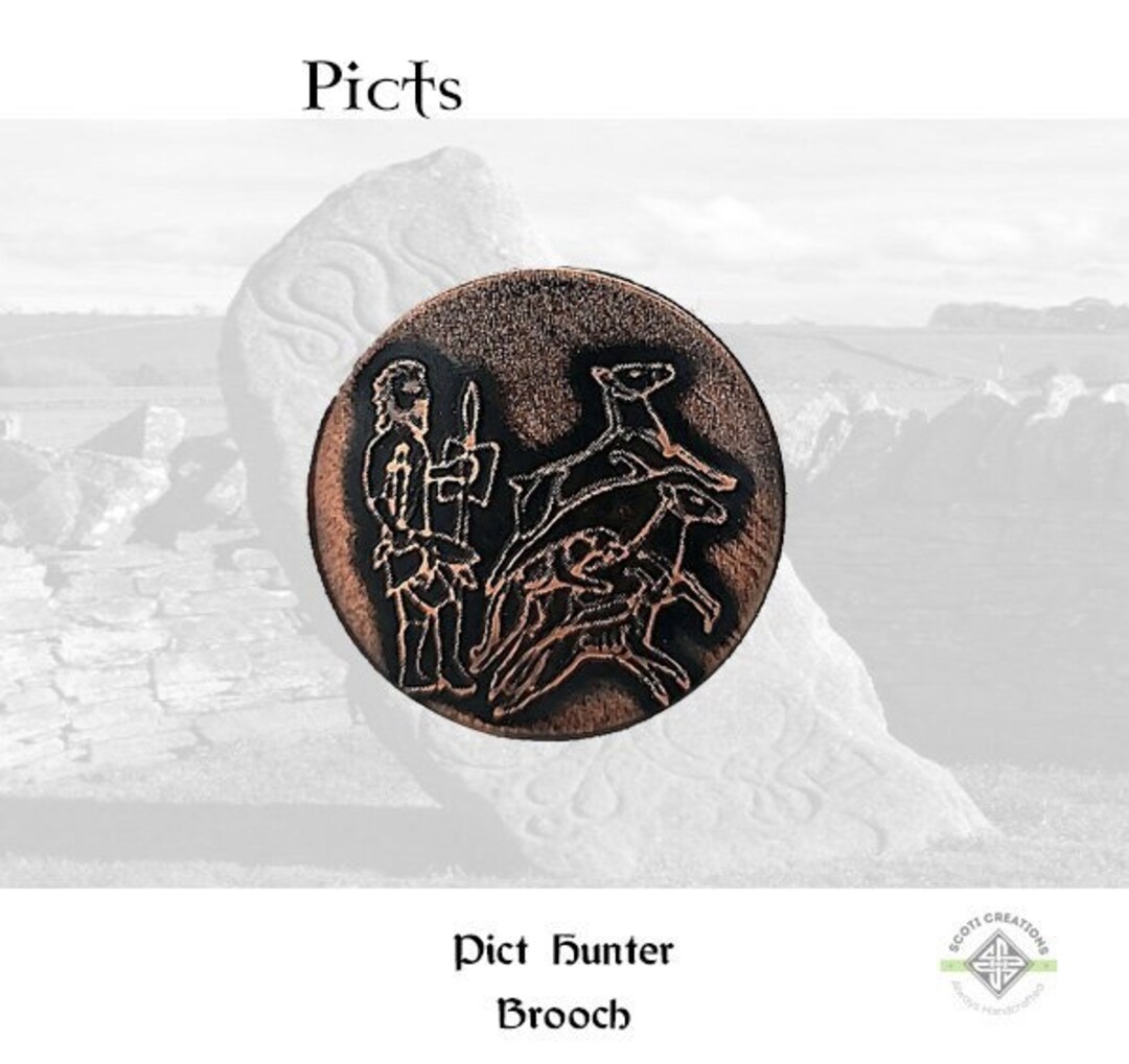 Pict Hunter #2 Brooch, Ancient Scottish - Etsy