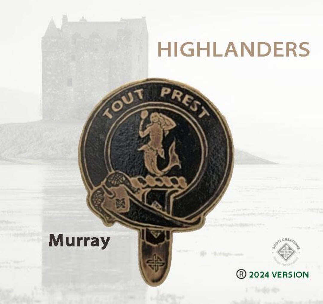 Clan Murray Badge, Scottish Highland Clan - Etsy