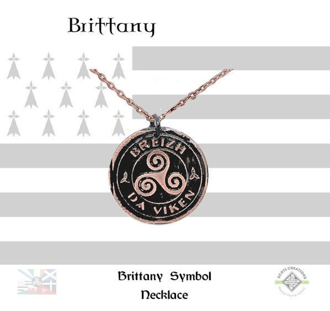 Brittany Symbol #2 Necklace, Celtic Nation - Etsy
