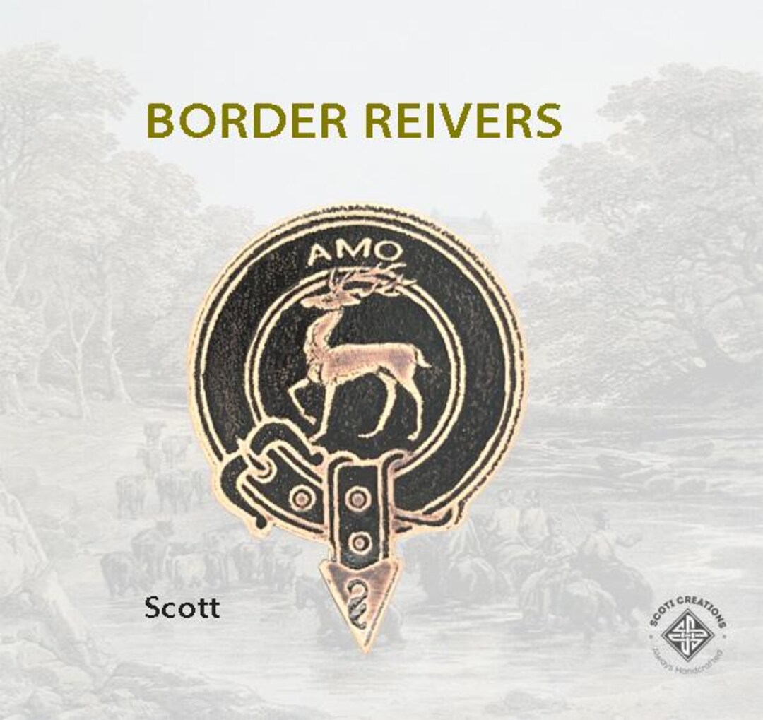 Clan Scott Badge, Scottish Border Reiver Clan - Etsy