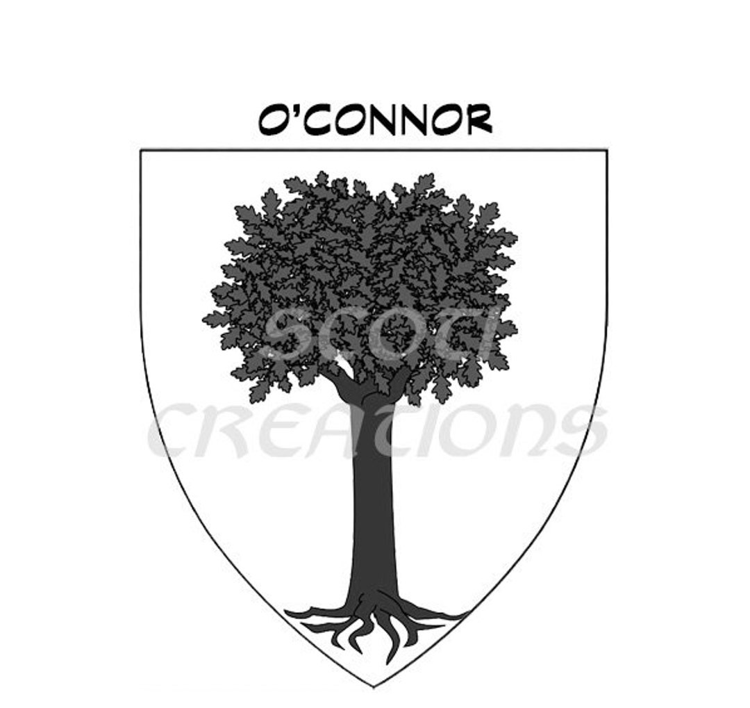 O'connor Don Irish Family Coat of Arms Necklace - Etsy
