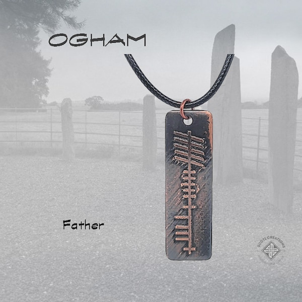 Misneach Ogham Necklace - Etsy