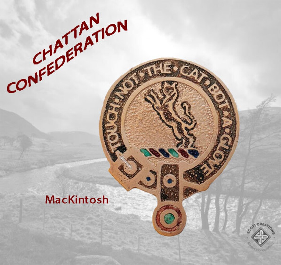Clan Mackintosh Badge Scottish Highland Clan Chattan - Etsy