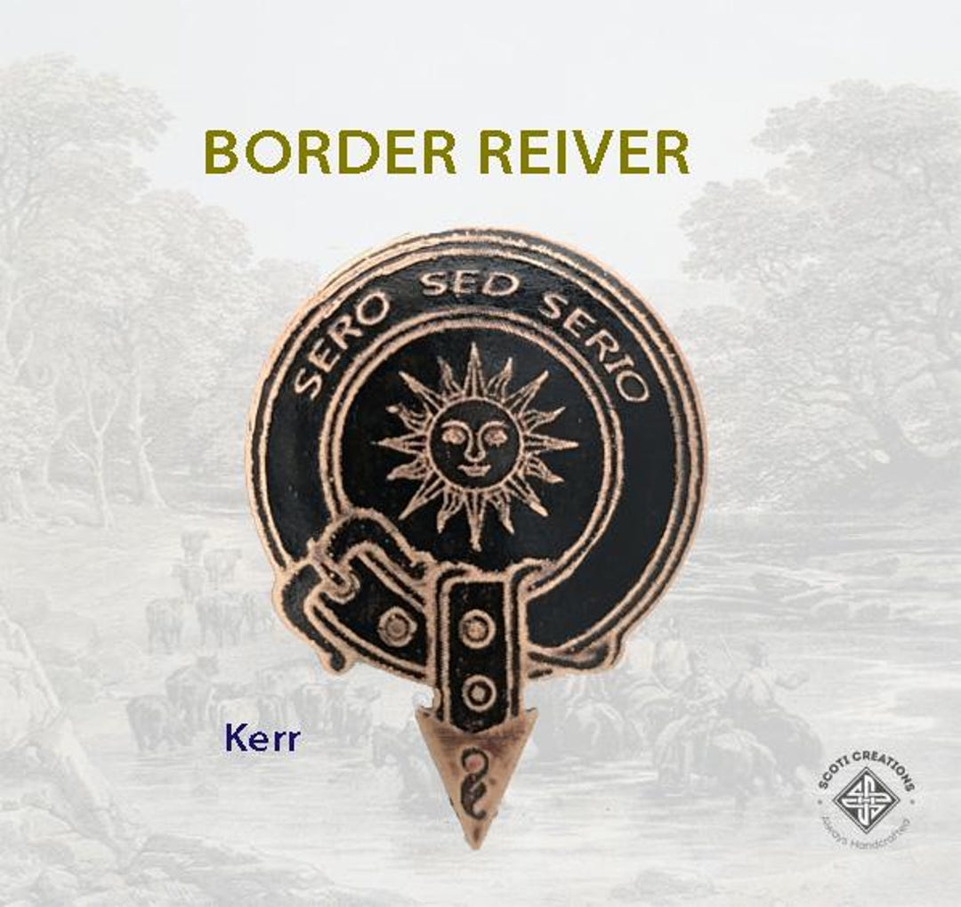 Clan Kerr Badge, Scottish Border Reiver Clan - Etsy