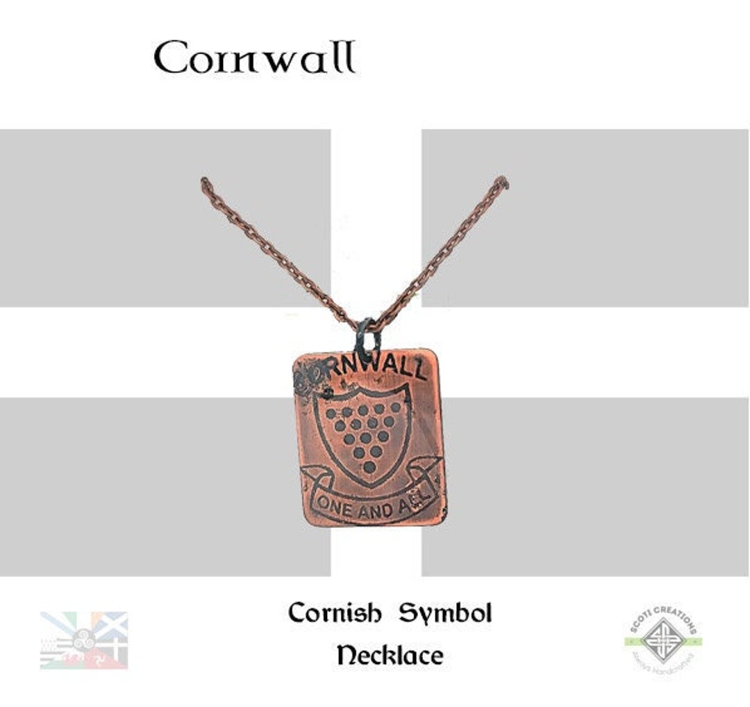Cornwall Symbol #4 Necklace, Celtic Nation - Etsy