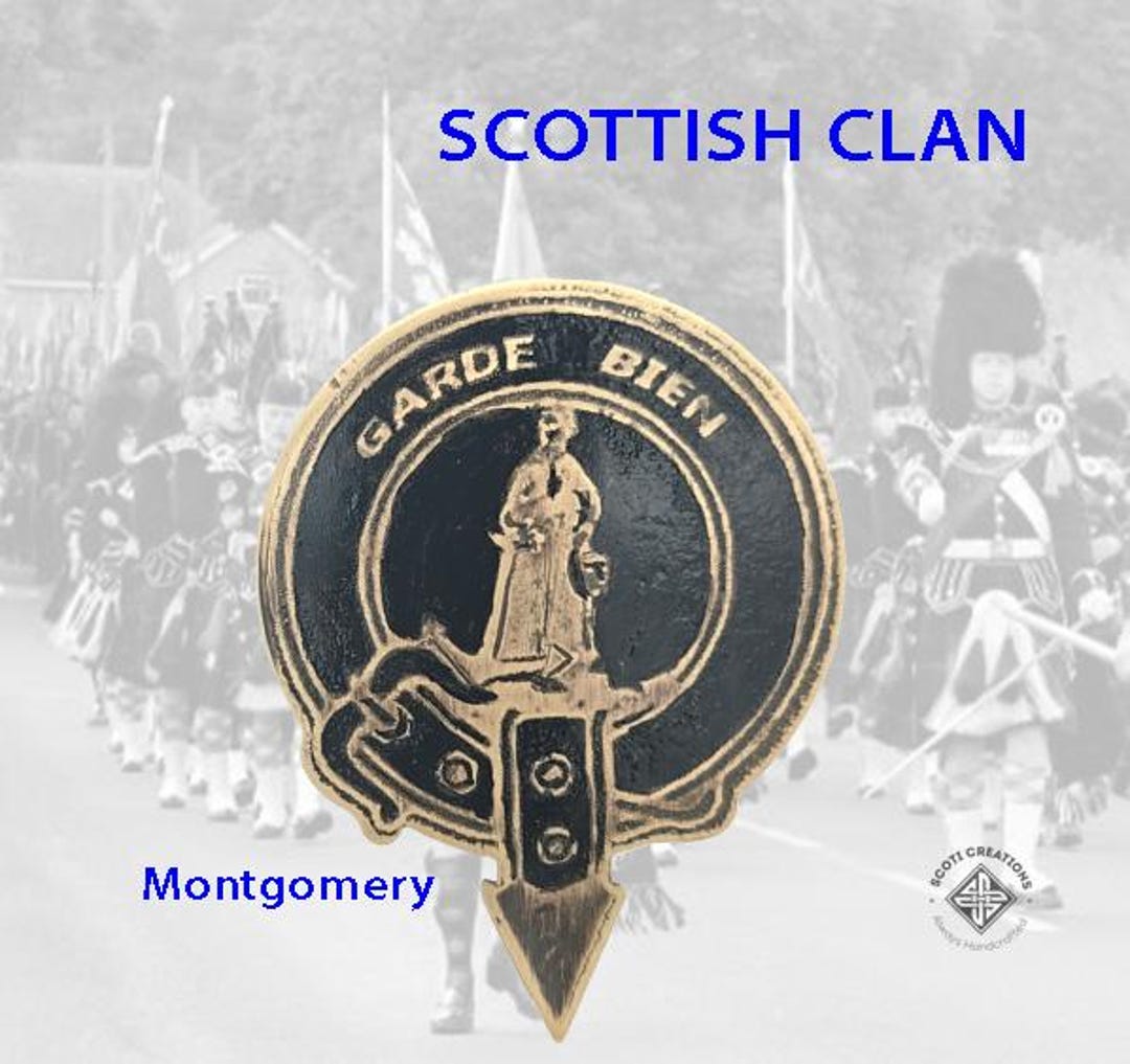 Clan Montgomery Badge, Scottish Lowlands Clan - Etsy