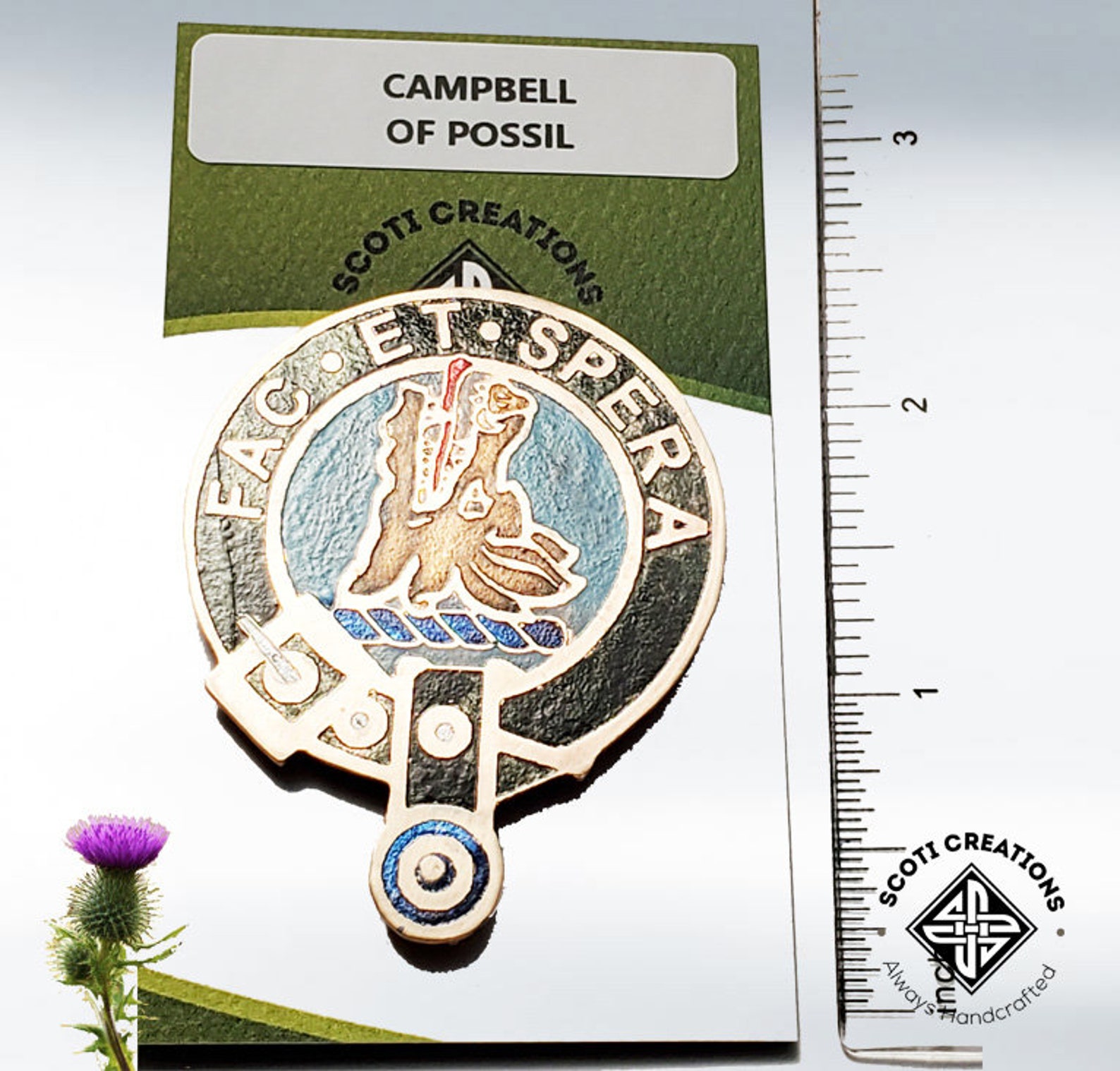 Clan Campbell of Possil Badge, Carter-campbell Clan, Scottish Clan - Etsy