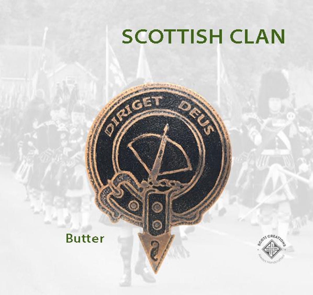 Clan Butter Badge, Scottish Clan - Etsy