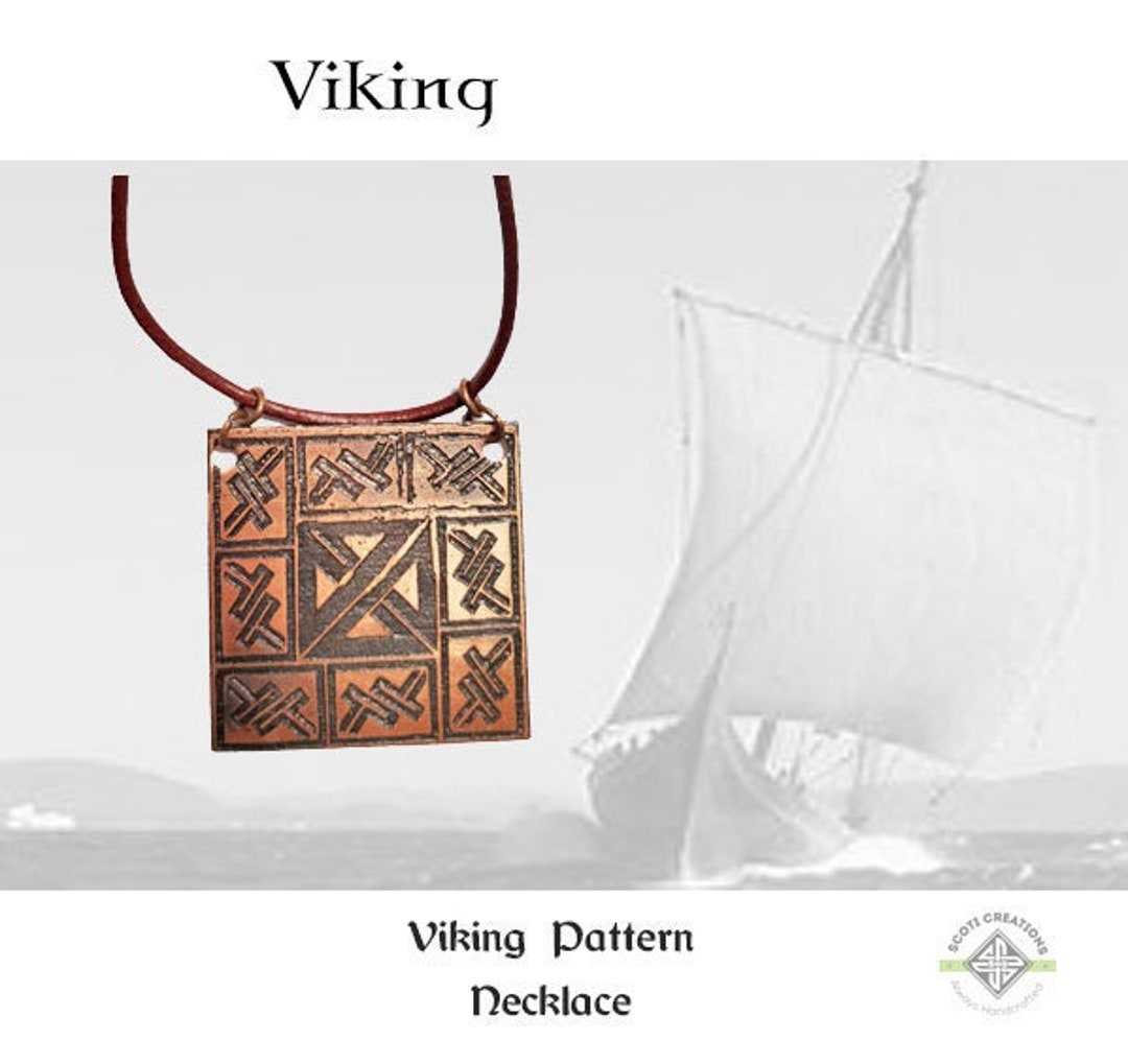 Viking Design Pattern #2, Necklace - Etsy