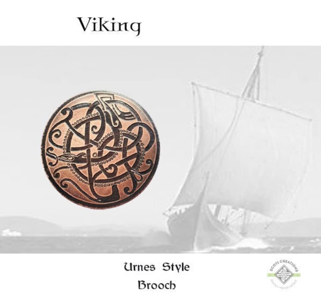 Viking Art Style, Urnes Style #2 Brooch - Etsy