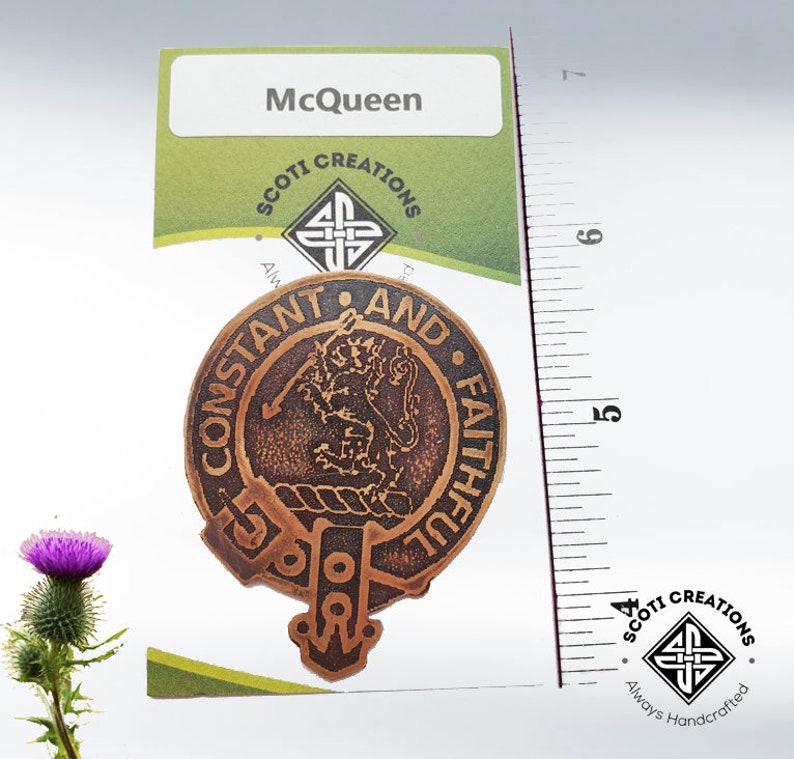 Clan Macqueen Badge Scottish Highland Clan Clan Macqueen - Etsy