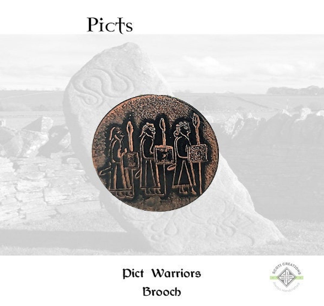Pict Warriors #2 Brooch, Ancient Scottish - Etsy