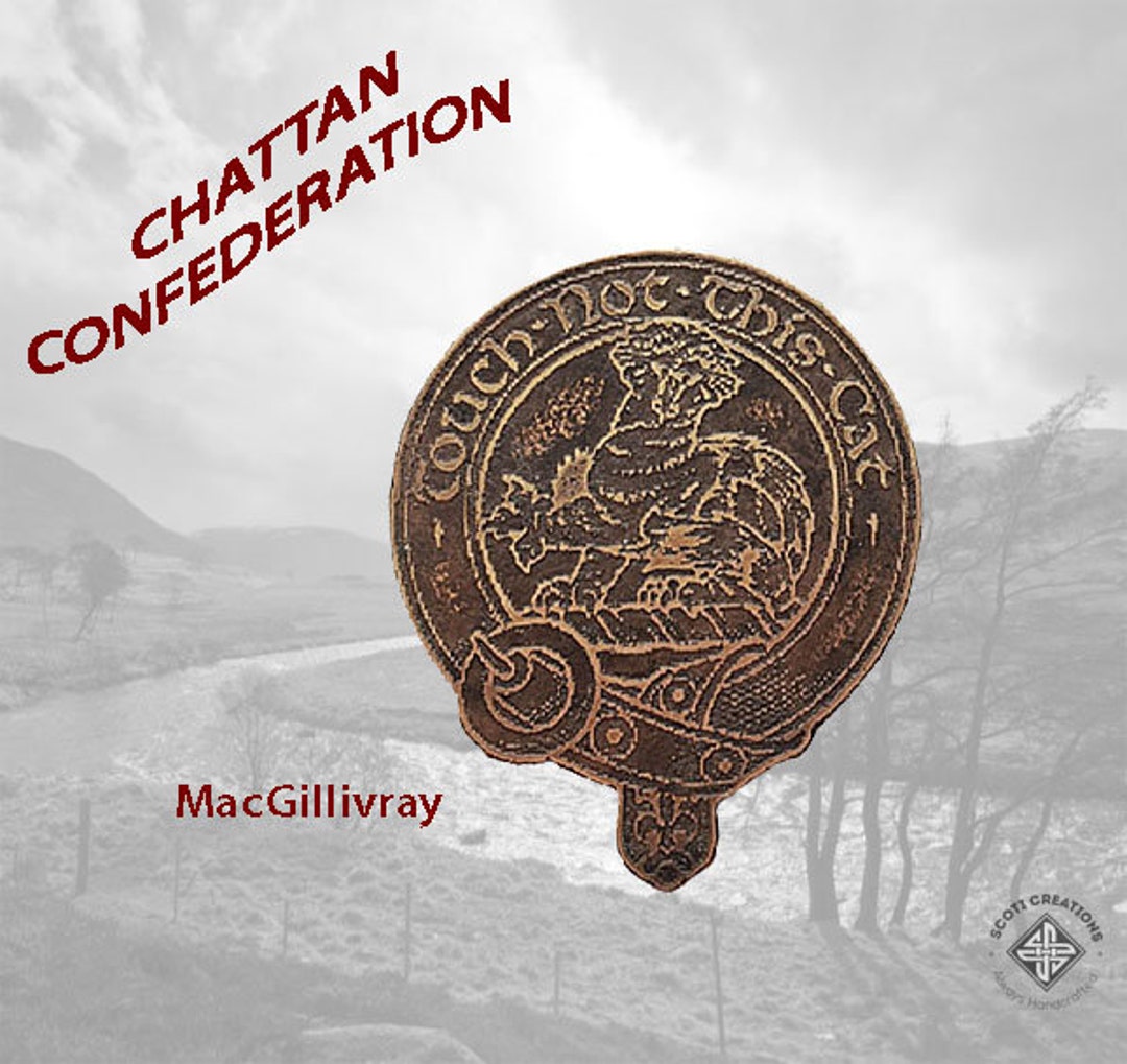 Clan Macgillivray Badge, Scottish Clan, Highland Clan, Chattan ...