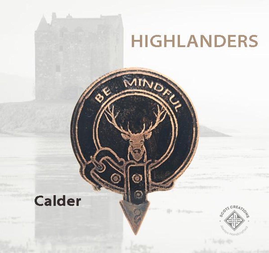 Clan Calder Badge, Scottish Highland Clan - Etsy