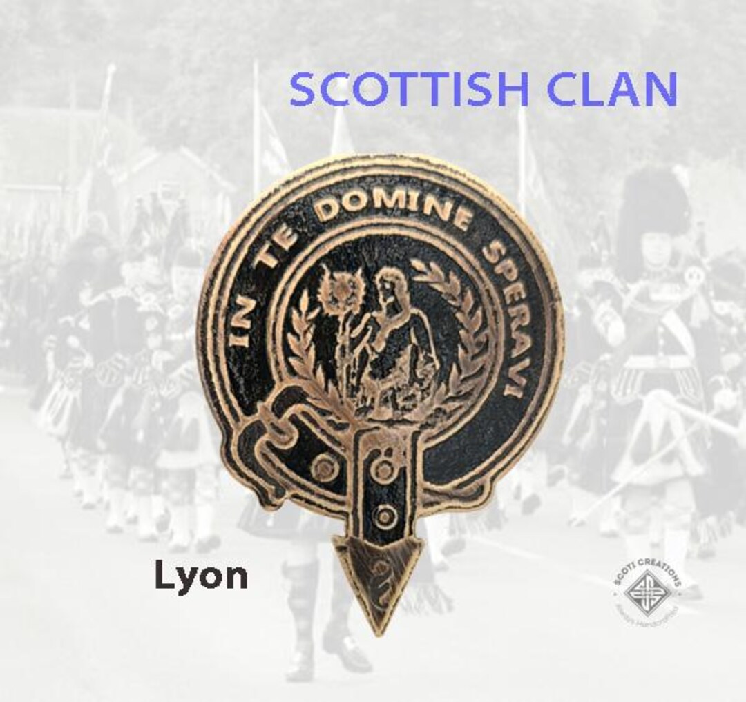 Clan Lyon Badge, Scottish Clan - Etsy