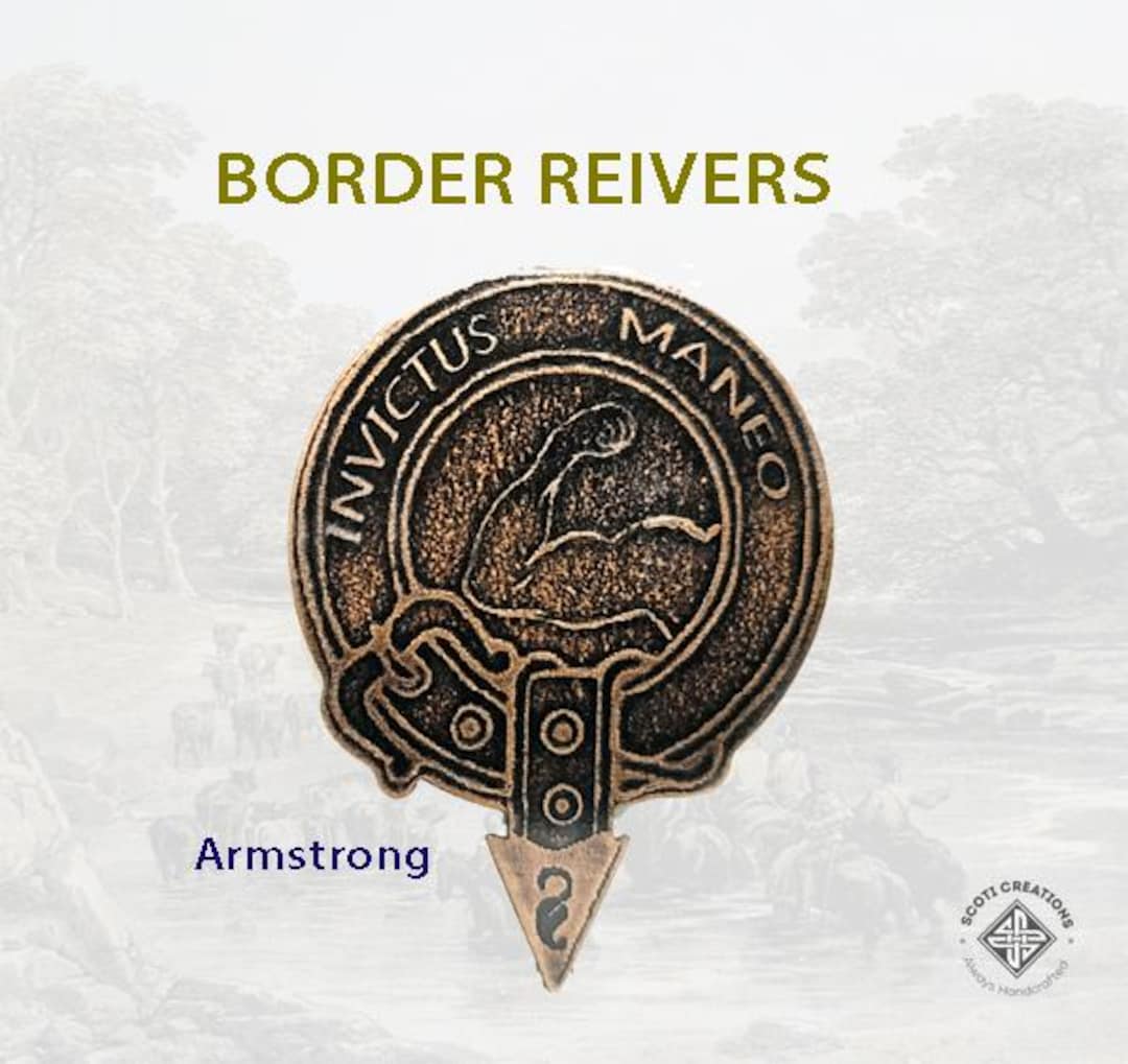 Clan Armstrong Badge, Scottish Border Clan, Reivers - Etsy