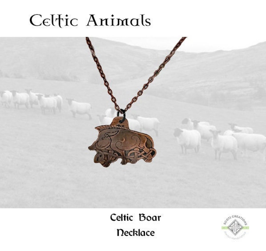 Celtic Boar #1 Necklace - Etsy