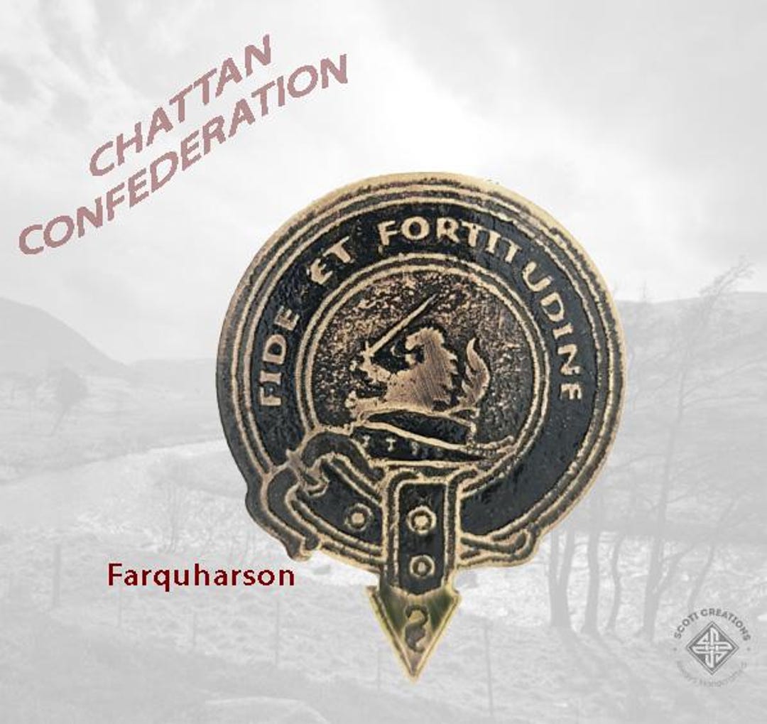 Clan Farquharson Badge, Scottish Highland Clan, Chattan Confederation ...