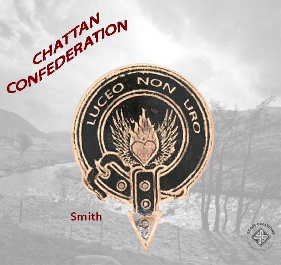 Clan Smith Badge, Scottish Highland Clan, Chattan Confederation - Etsy