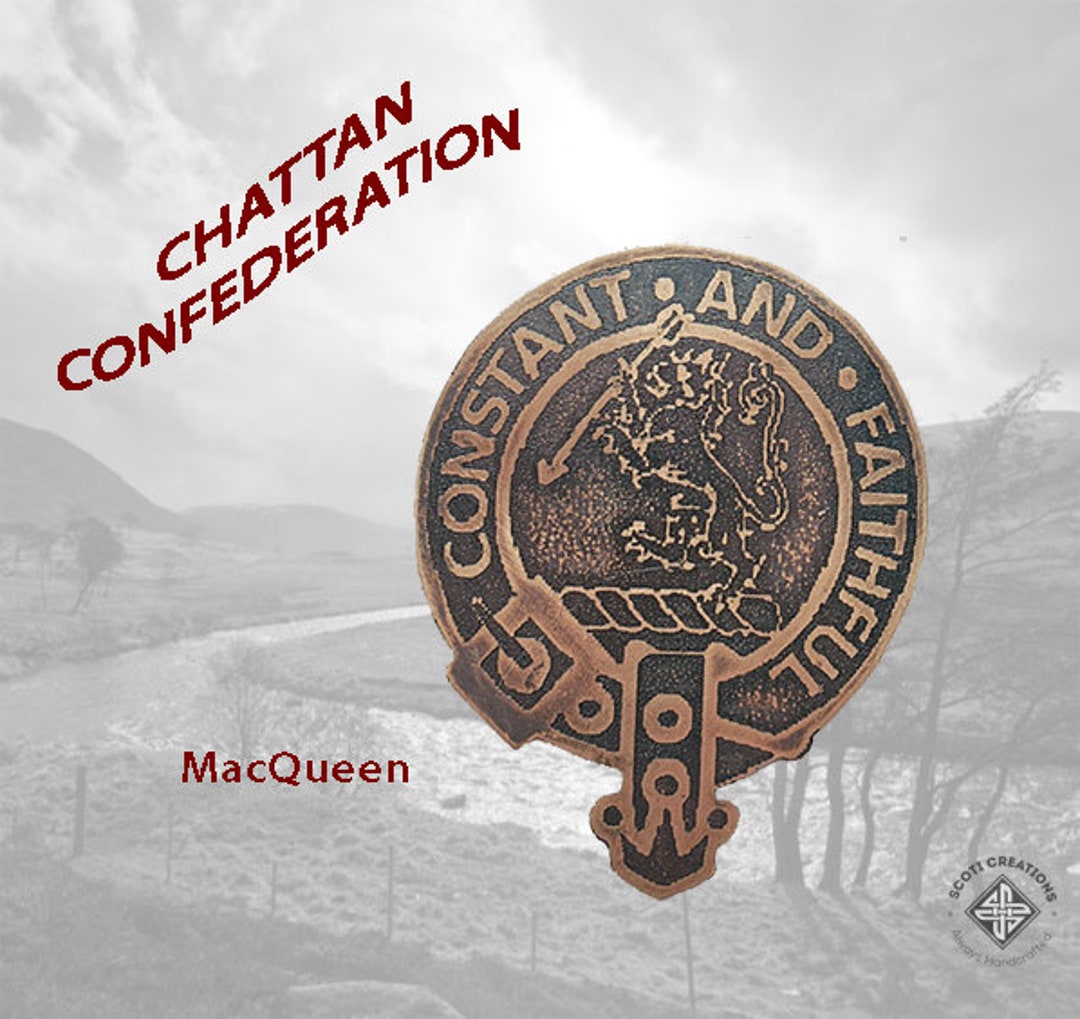 Clan Macqueen Badge, Scottish Highland Clan, Clan Macqueen, Clan ...