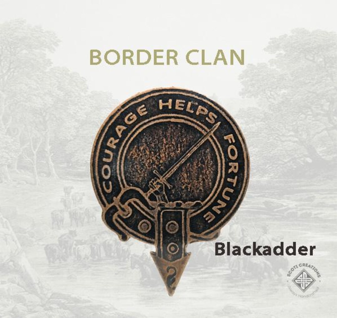 Clan Blackadder Badge, Scottish Border Clan - Etsy