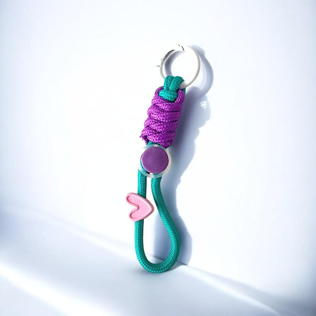 Braided Lanyard Keychain, Stylish Knot Rope Strap for Phone Case, Car ...