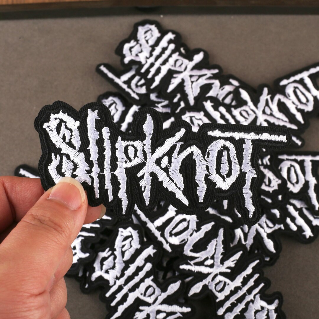 Slipknot Patch, Music Patch, Iron on Patch, Embroidered Patch, Patch ...