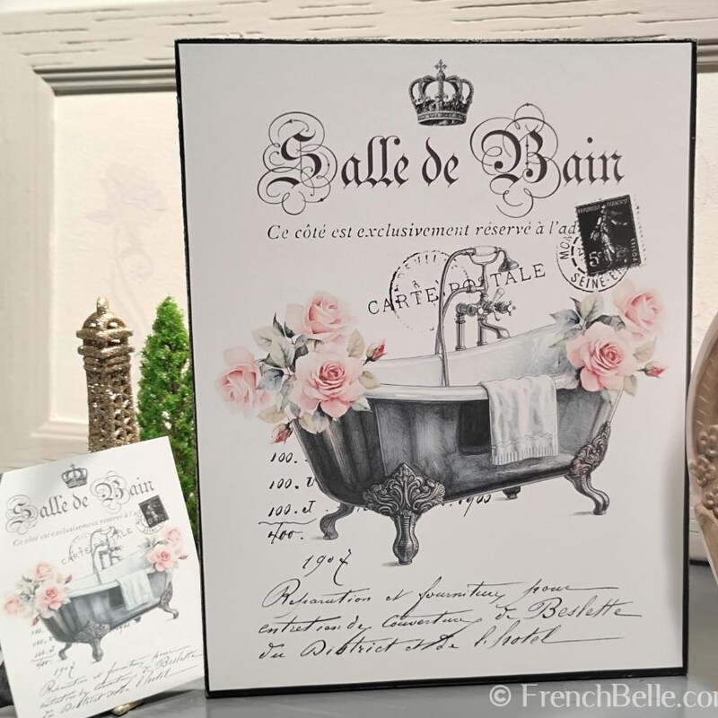 Shabby Bathtub Roses - Etsy