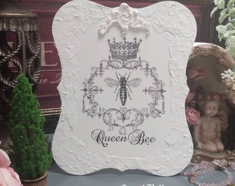 French Country Pink Rose Sign, Rustic Shabby Chic Paris France Boutique ...