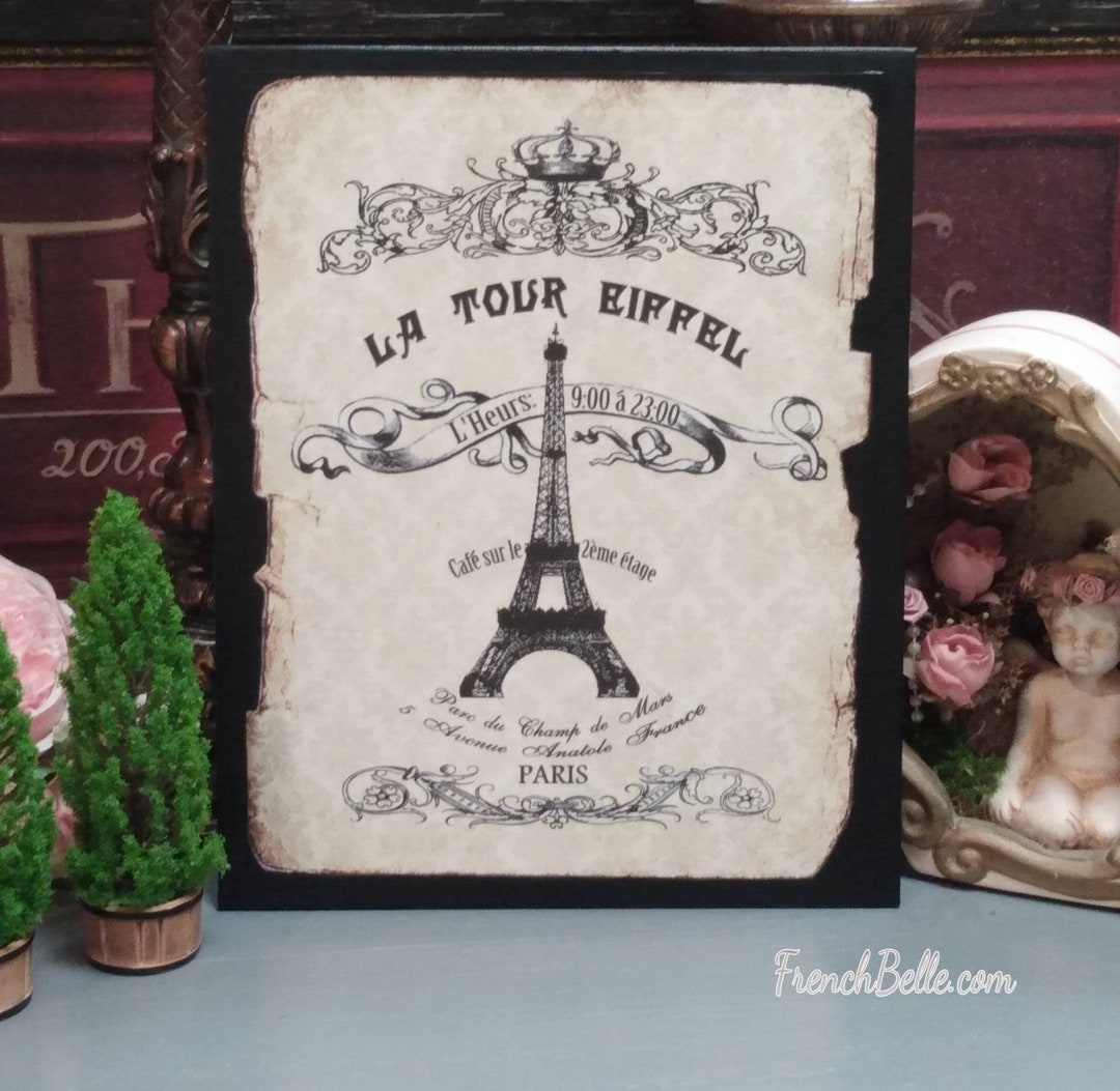 French Decor Sign, French Country Decor, Paris Decor, Shabby Chic ...