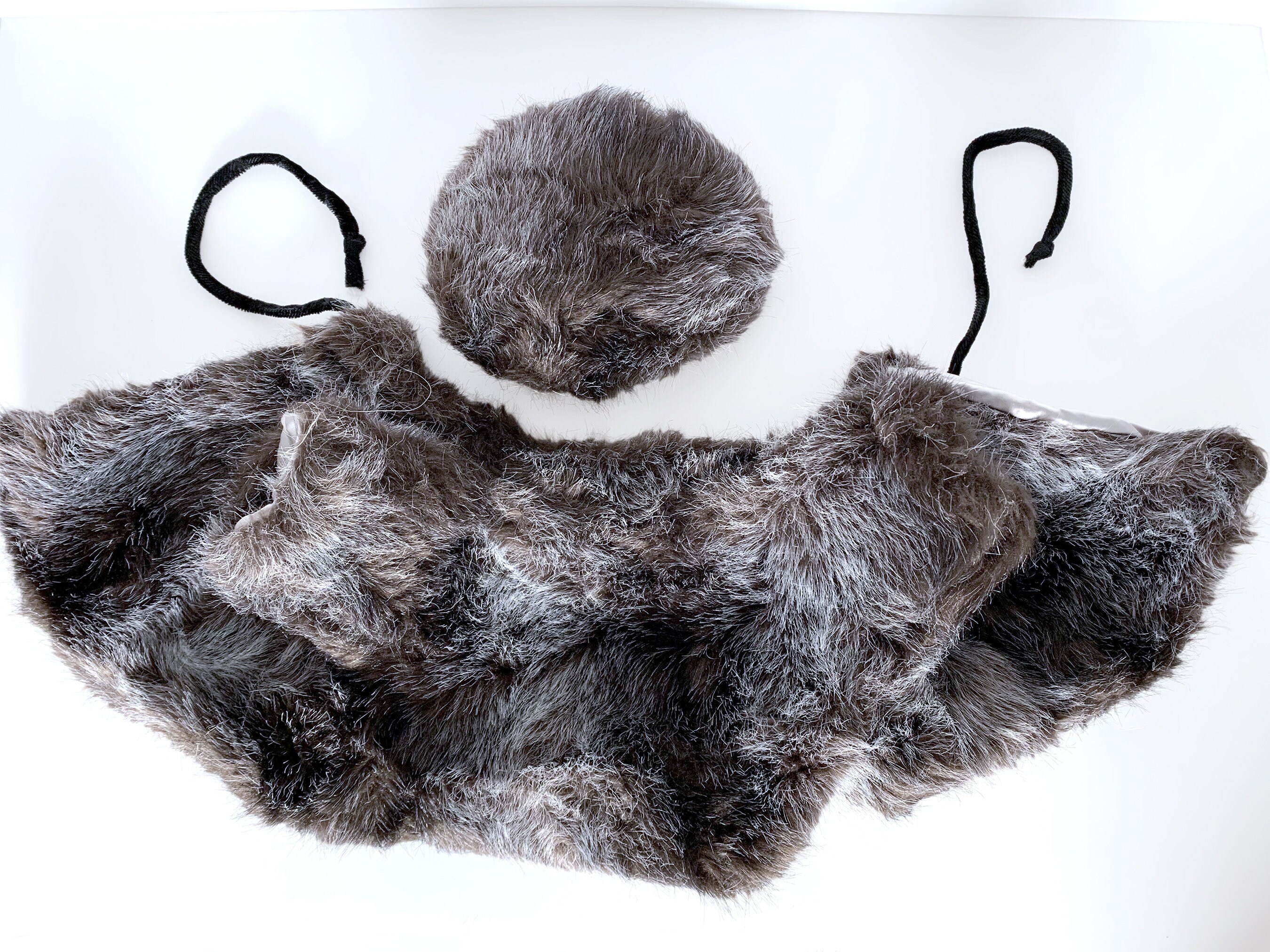 Vintage 1980s Fancy Furs - Faux Fur Coat and Hat - Made for Cabbage ...