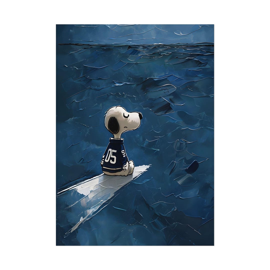 Snoopy Print Woodstock Sza Inspired Peanuts Cartoon Poster, Music ...