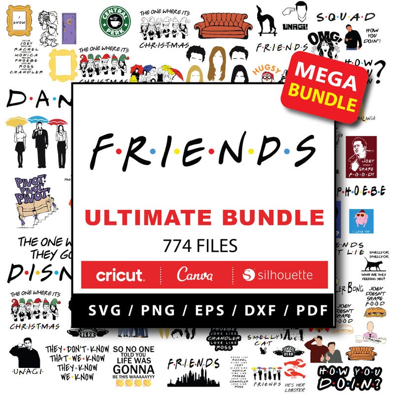 Friends Stickers - Etsy