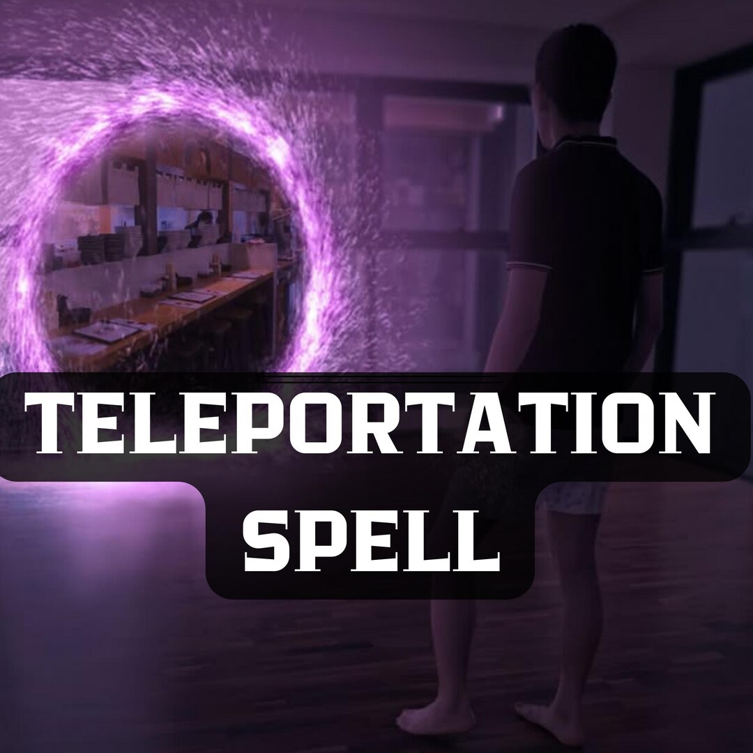 Teleportation Spell | Instant Travel & Quick Movement - Etsy
