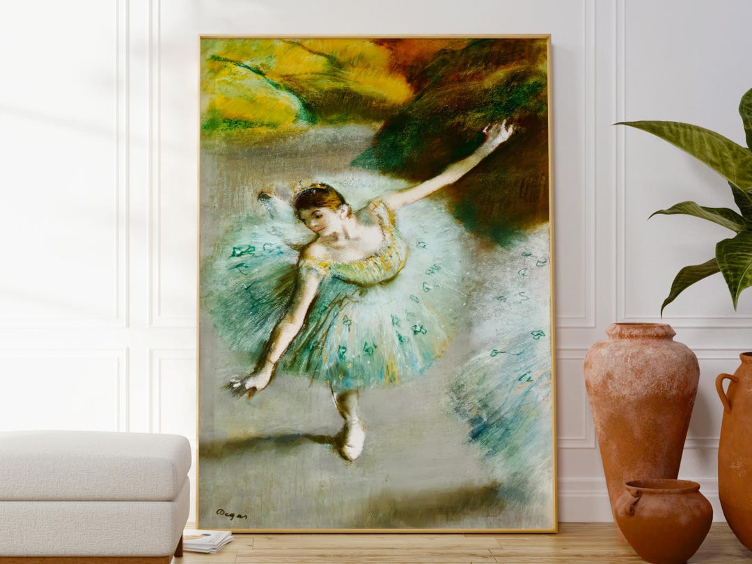 Edgar Degas the Star Ballerina Print, Original Artwork Poster, Digital ...