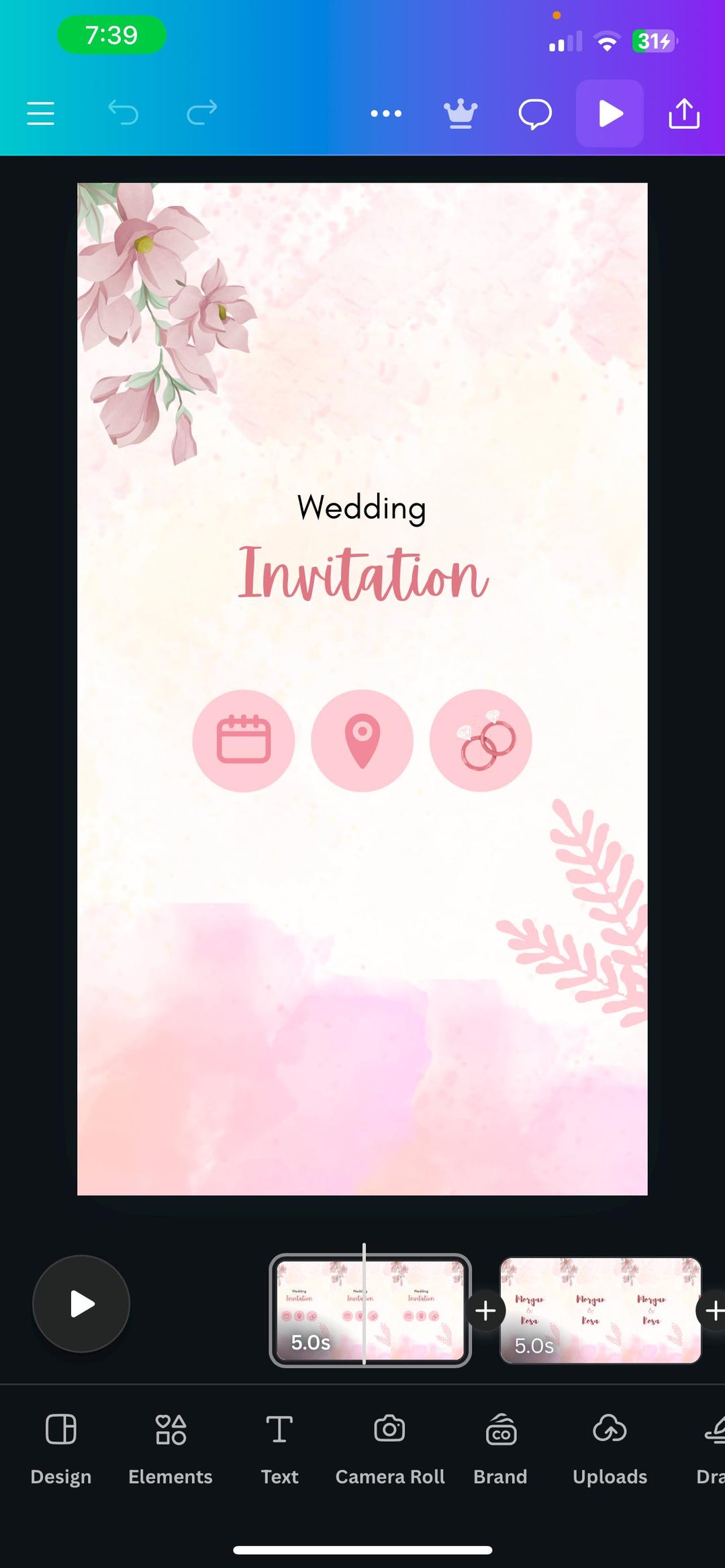 WEDDING INVITATION MEDIA - Etsy