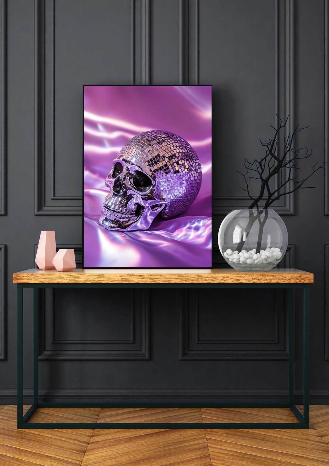 "disco Skull" Printable Poster - Etsy