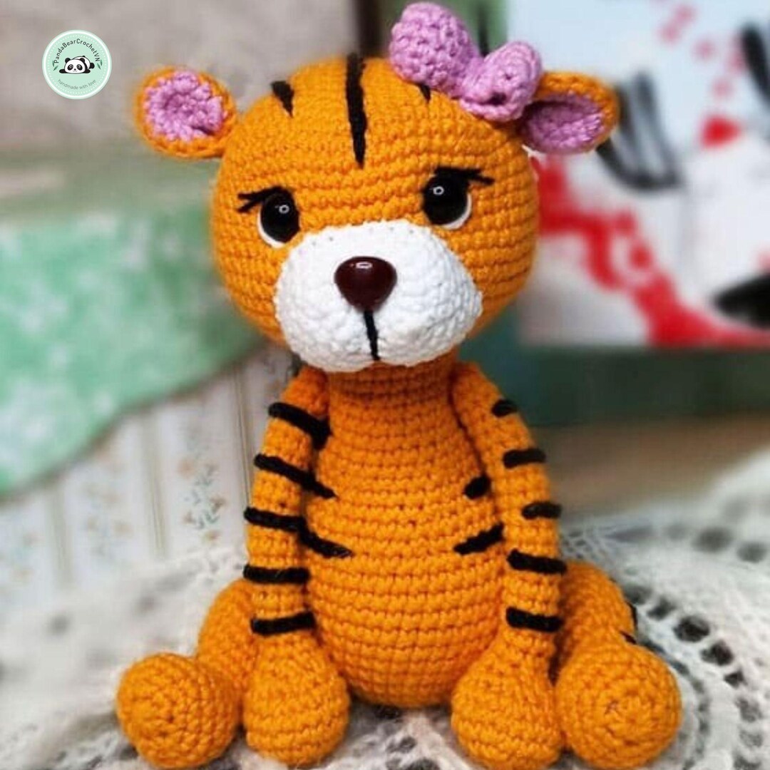 Tiger Crochet Pattern, Amigurumi Lion Crochet Pattern, Crochet Animal ...