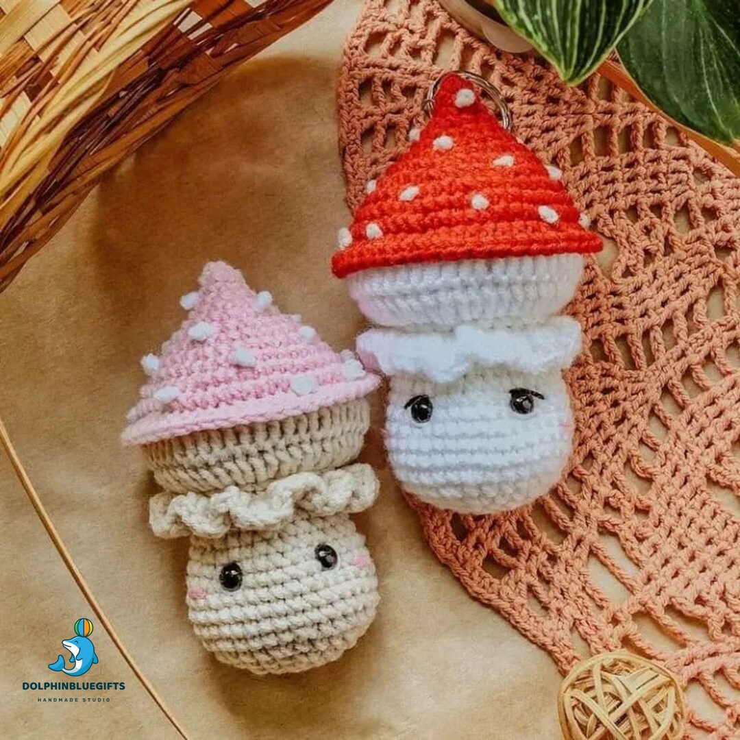 Cute Mushroom Crochet Pattern Amigurumi, Mushroom Guy Crochet ,crochet ...