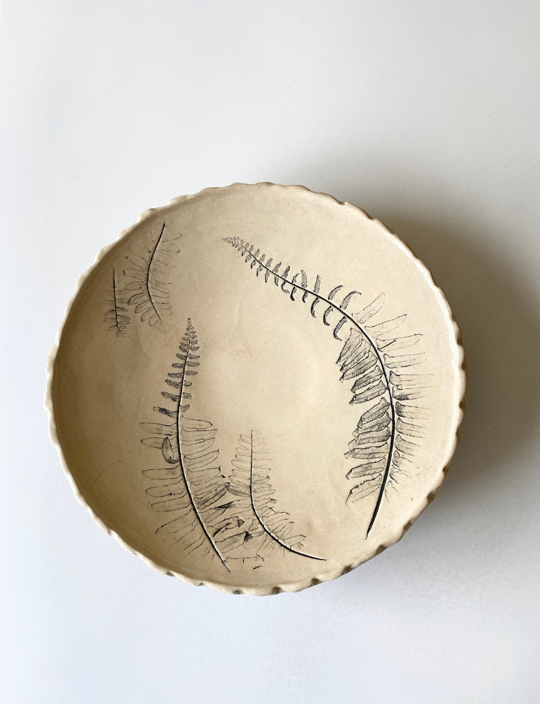 Large Ceramic Serving Platter for Entertaining, a Decorative Salad or ...