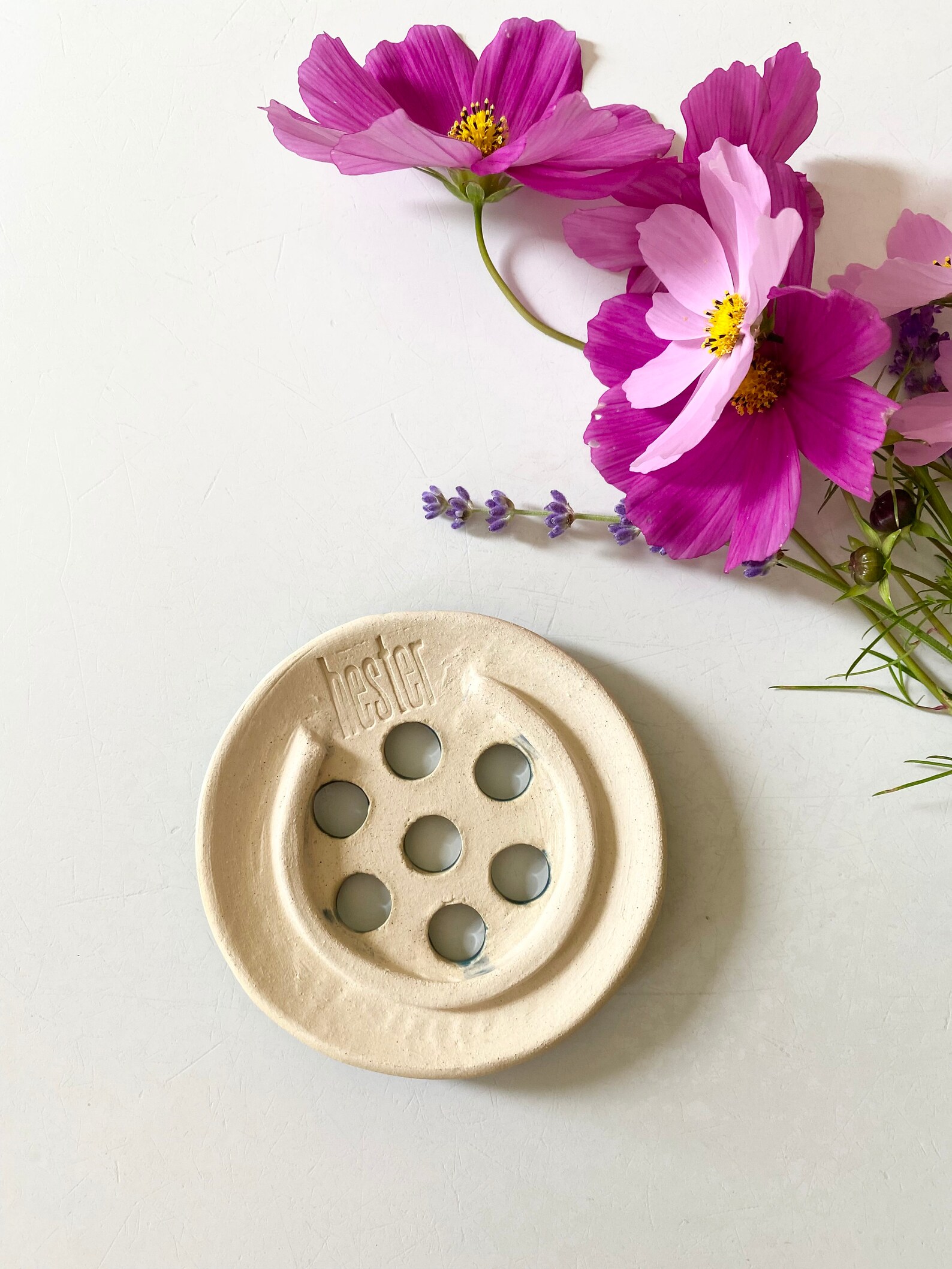 Ceramic Flower Frog Mason Jar Topper for Flower Arranging in | Etsy