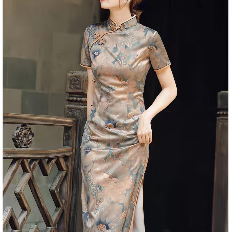 Qipao Brown - Etsy