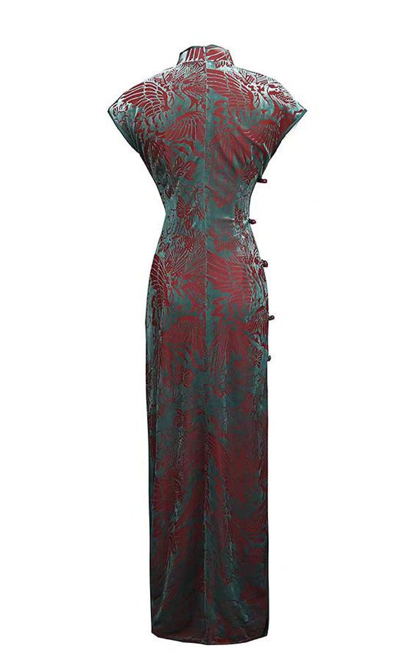 Elegant Velvet Cheongsam – Chinese Qipao Dress – Luxury Vintage High ...