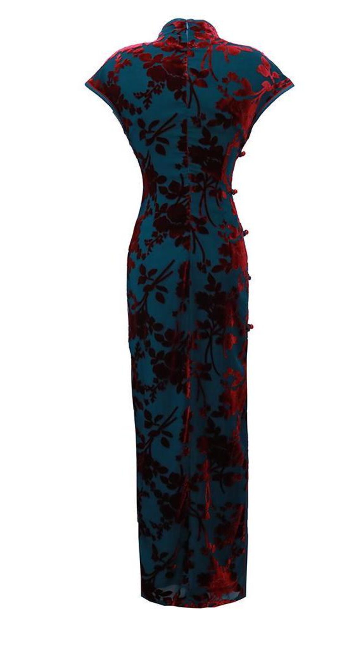 Elegant Wide Qipao Dress | Traditional Cheongsam | Vintage Chino Dress ...