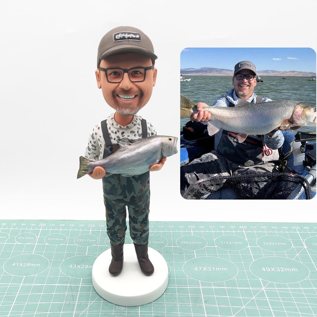 Custom Fishing Expert Bobblehead,fisherman Bobblehead,fisherman ...