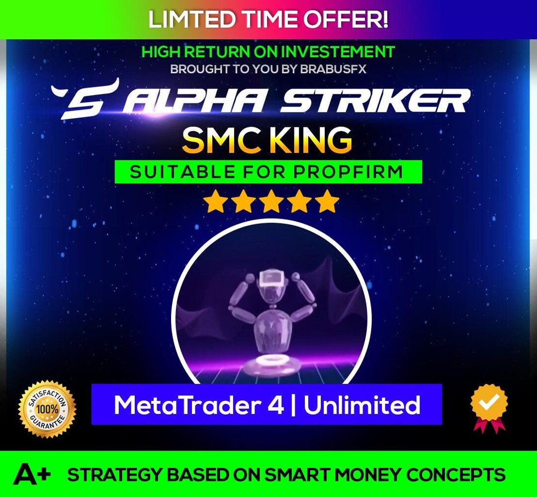 Alpha Striker SMC King EA MT4 Setfiles Propfirms Compatible - Etsy