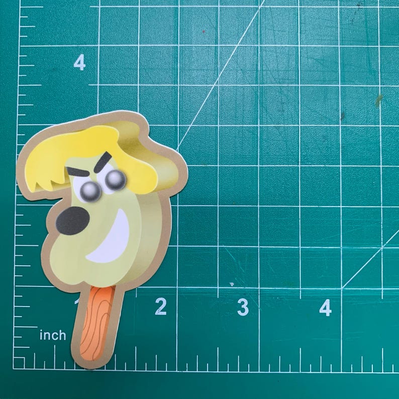 Joe Chin Character Popsicle Sticker | Video Game, Parappa, Ice Cream ...
