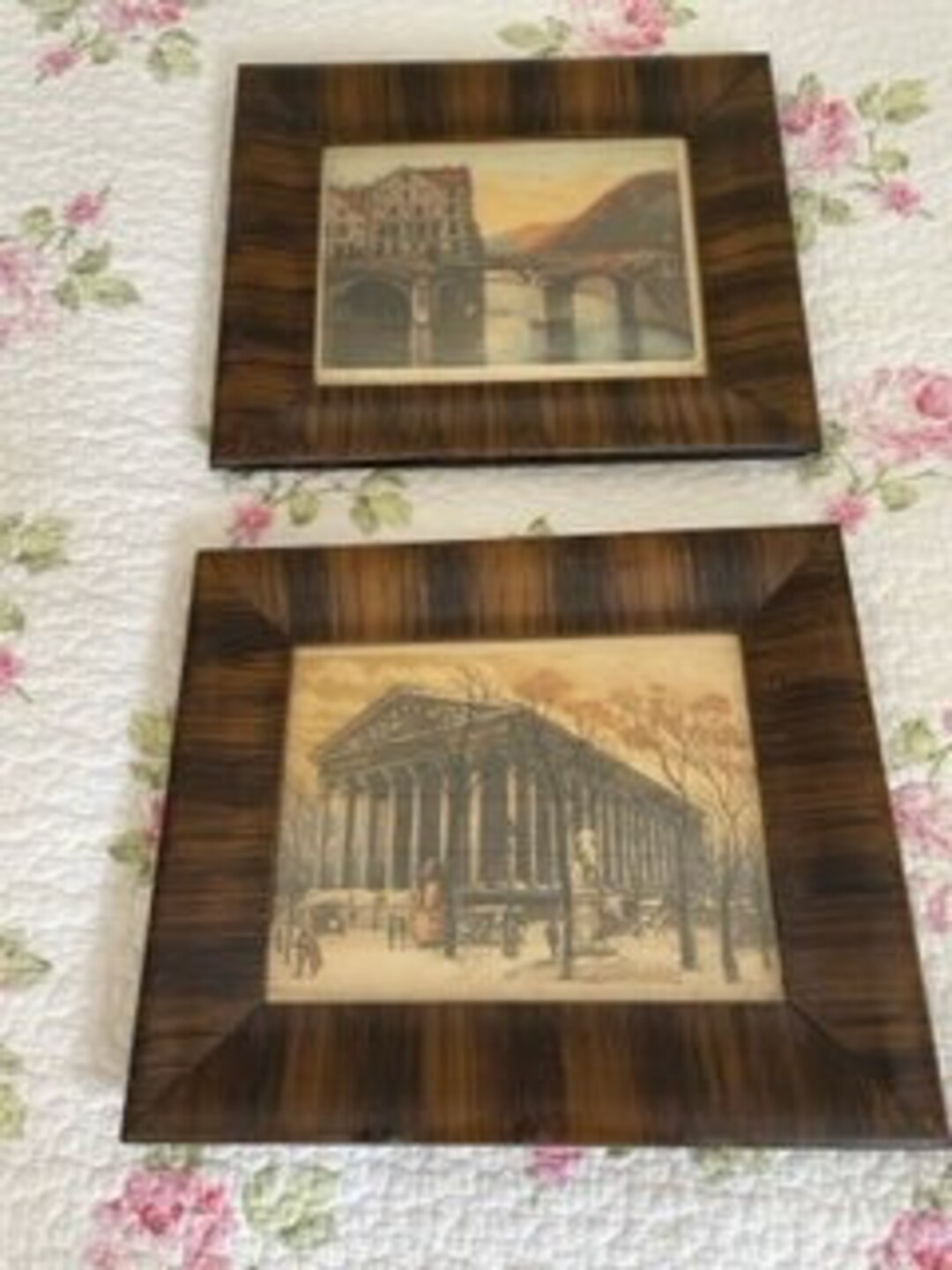 Pair of Architectural Prints - Signed Marcel Augis French Artist - Etsy