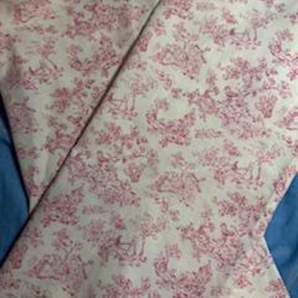 Pink Toile Curtains - Etsy