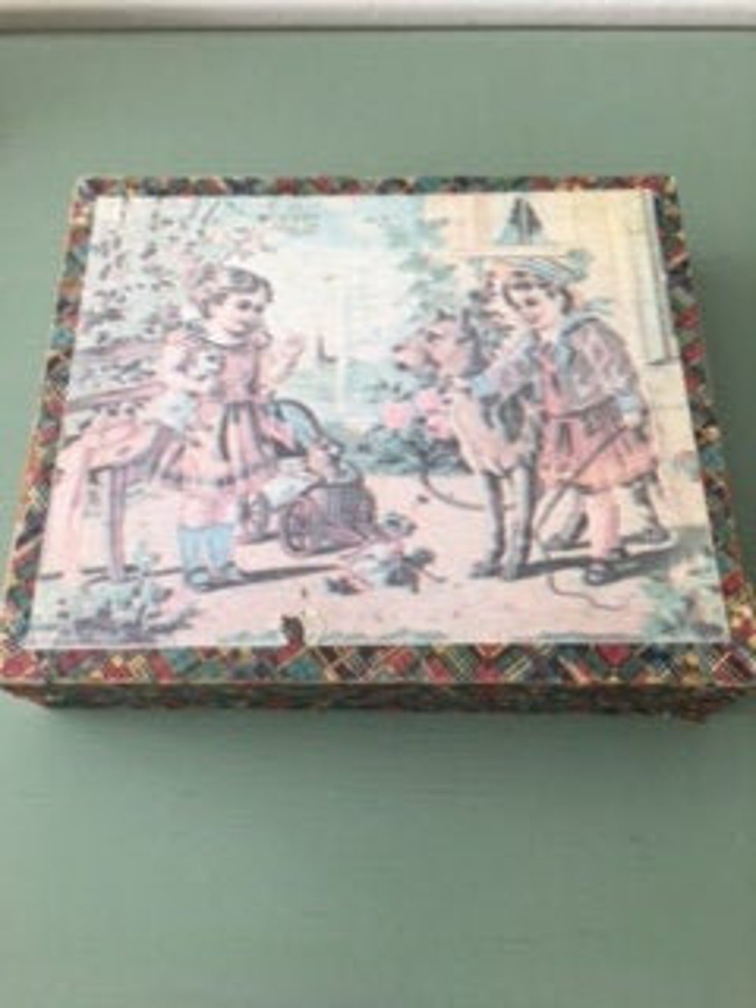 LARGE Puzzle Box - 30 Blocks - Create 6 Pictures - Etsy